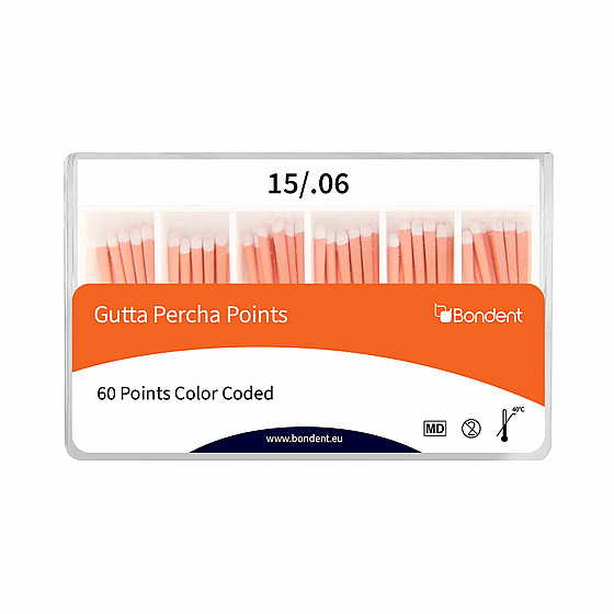 Royal-Dent | רויאל דנט |גוטה פרקה 6% 60 יח באריזה UDG Gutta Percha ...